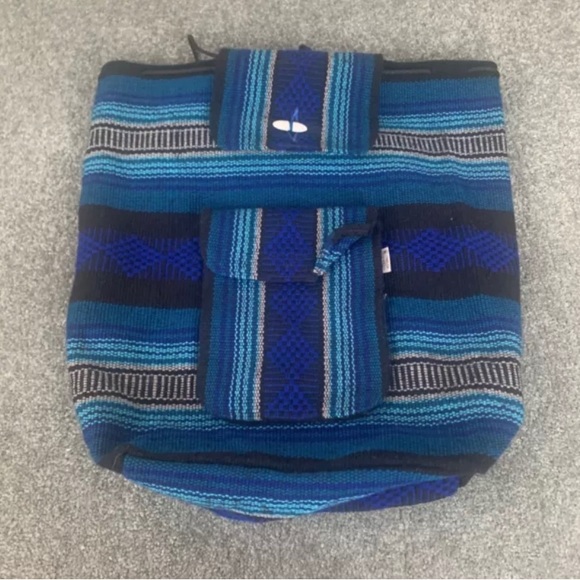 Pinzon | Bags | Mexican Backpack Pinzon Bag Full Size Artisan Blue ...